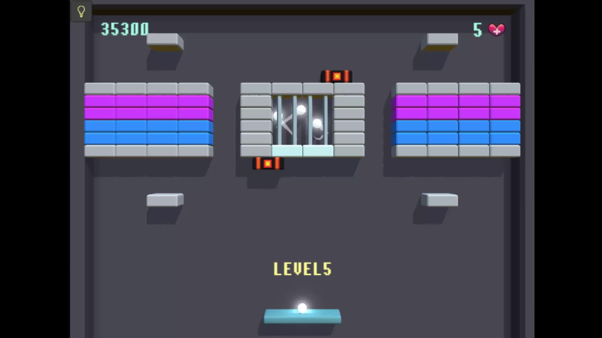 Yamil Gameplays in BREAKOUT ARKANOID LEVEL 5 - COS.TV