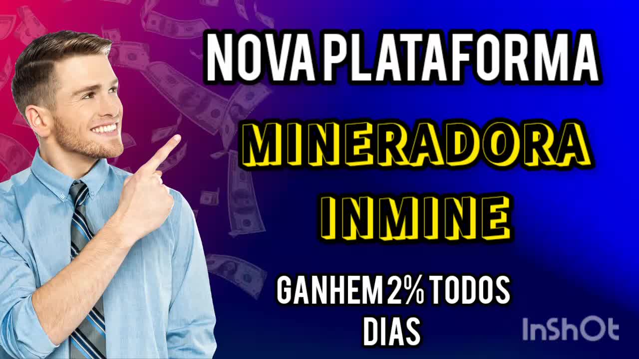MINERADORA INMINE 100 GH/S DE BÔNUS ATÉ 2% AO DIA/ CLOUD MINING INMINE ...