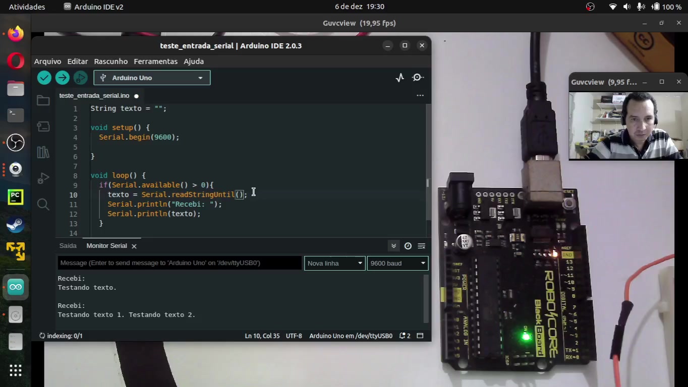 Arduino: entrada serial, strings e tabela ASCII - COS.TV