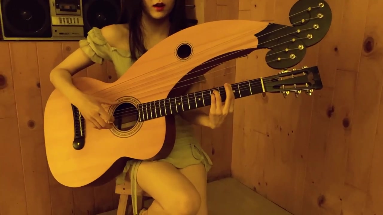 THE SOUND OF SILENCE (Simon & Garfunkel) Harp Guitar Cover by KNULP ...