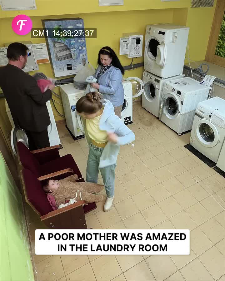 Mom and her baby got more than clean clothes in the laundry - People kindness touched her to ...