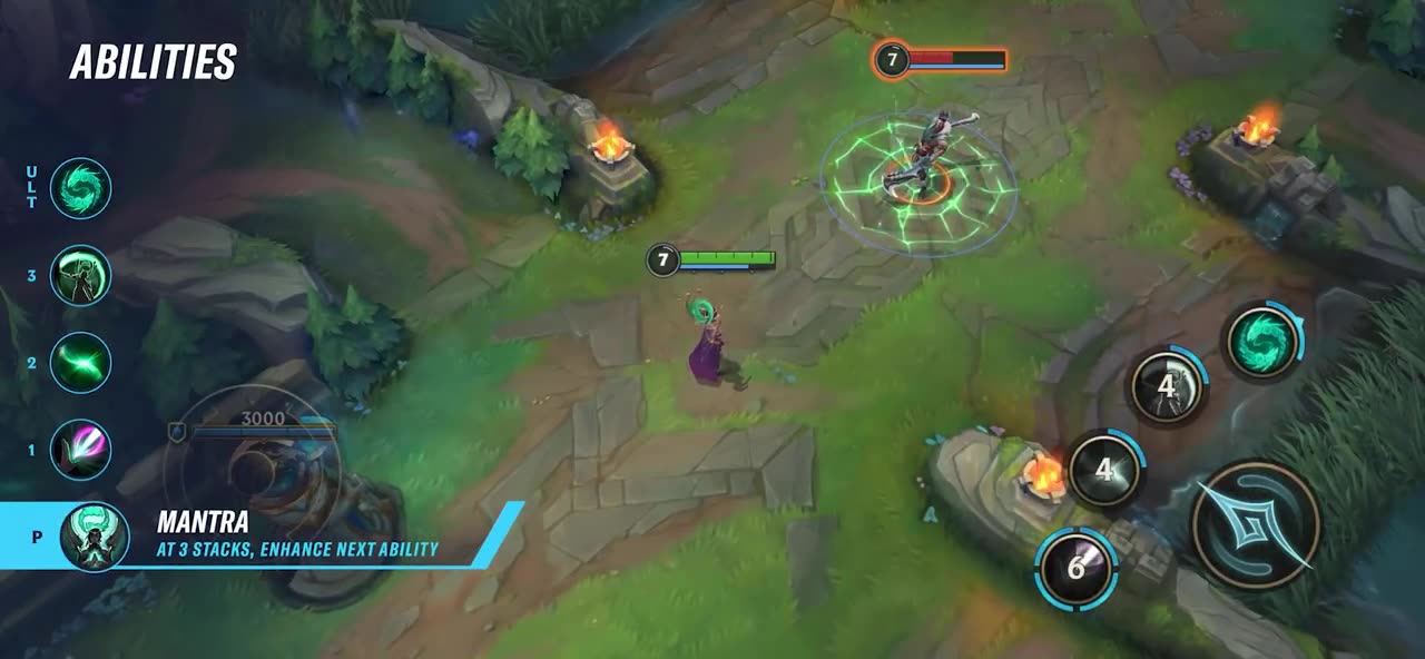 Karma Champion Overview - Gameplay - League of Legends Wild Rift - COS.TV