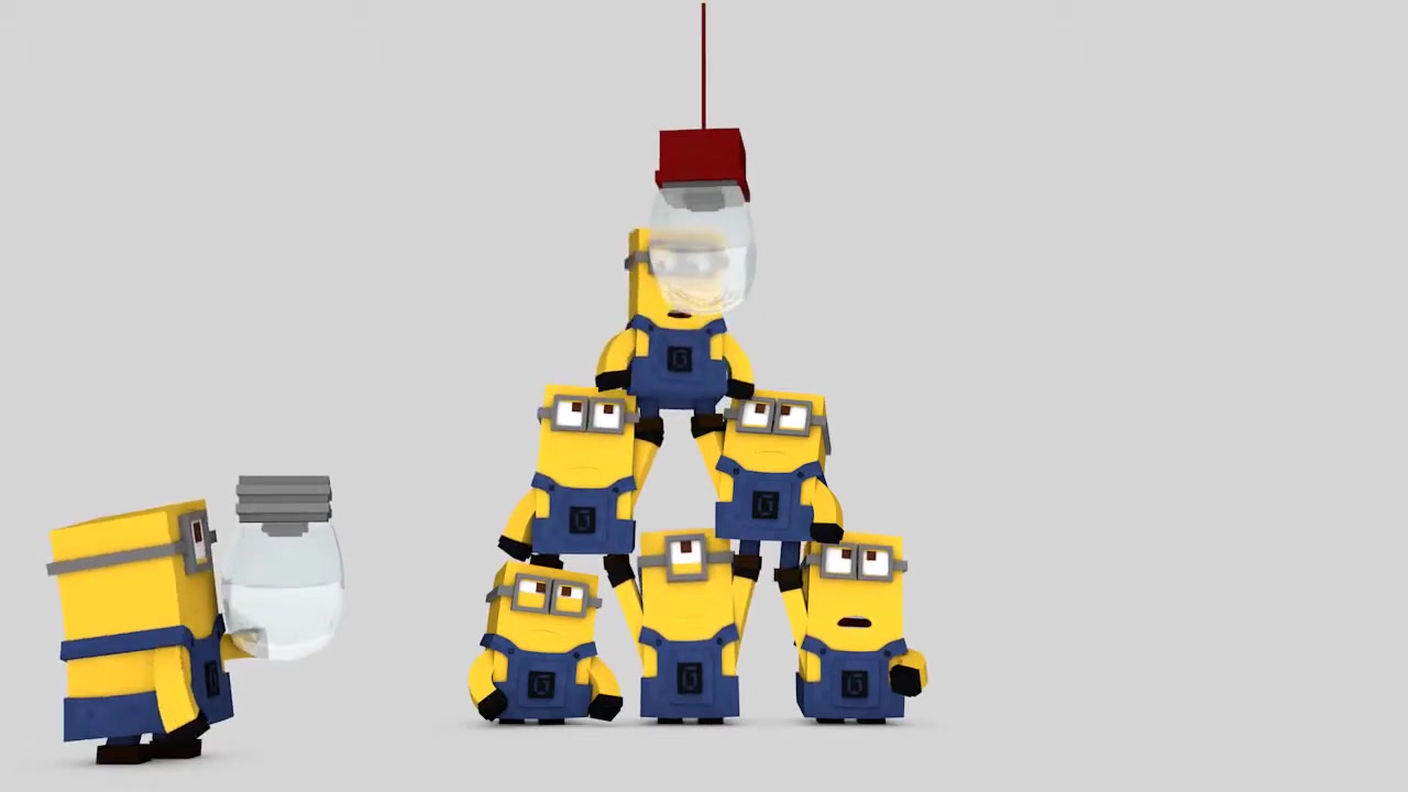 Minions in Minecraft - Changing a light bulb | - COS.TV
