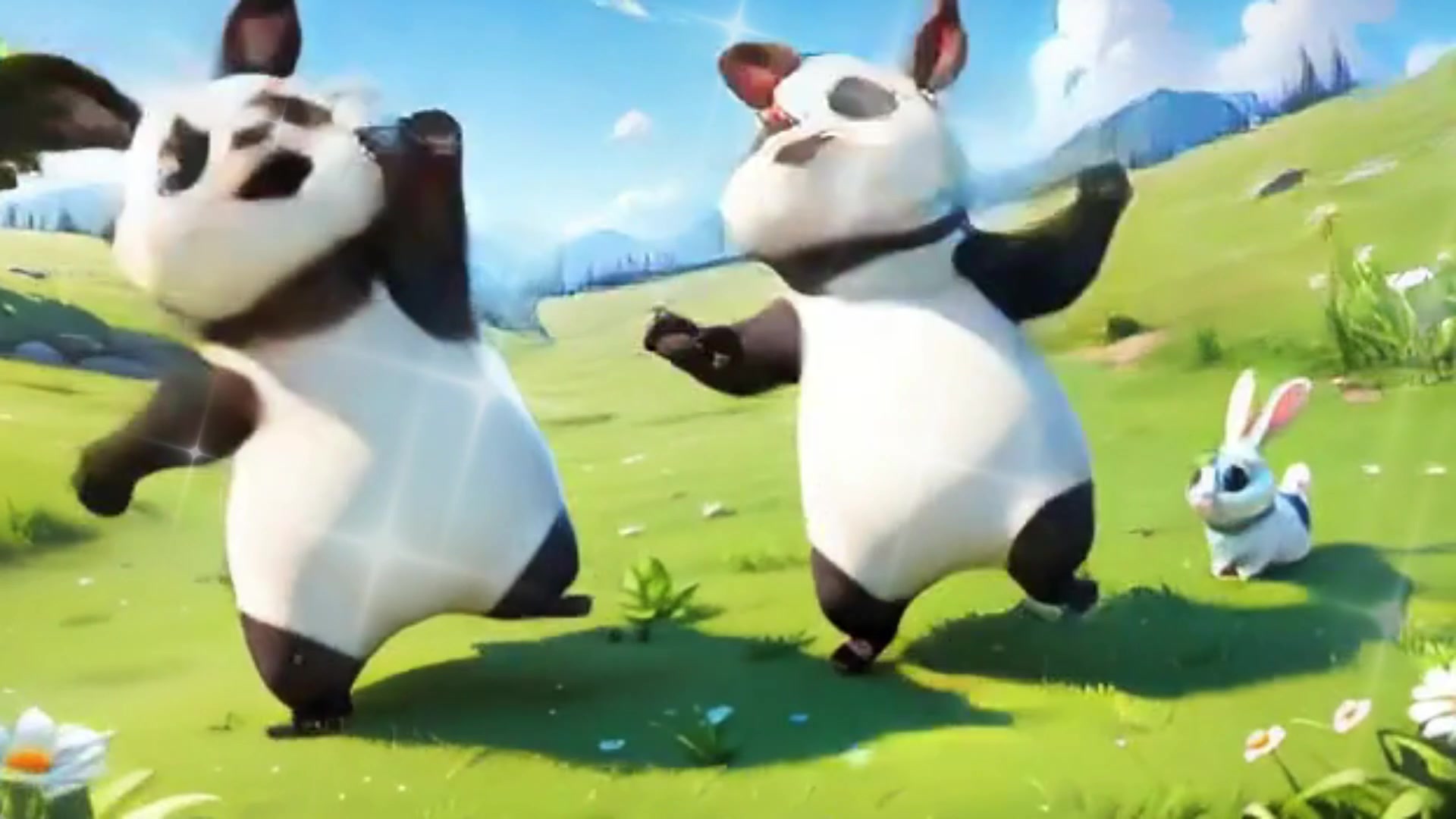Panda and the Two Rabbits kids poem - COS.TV
