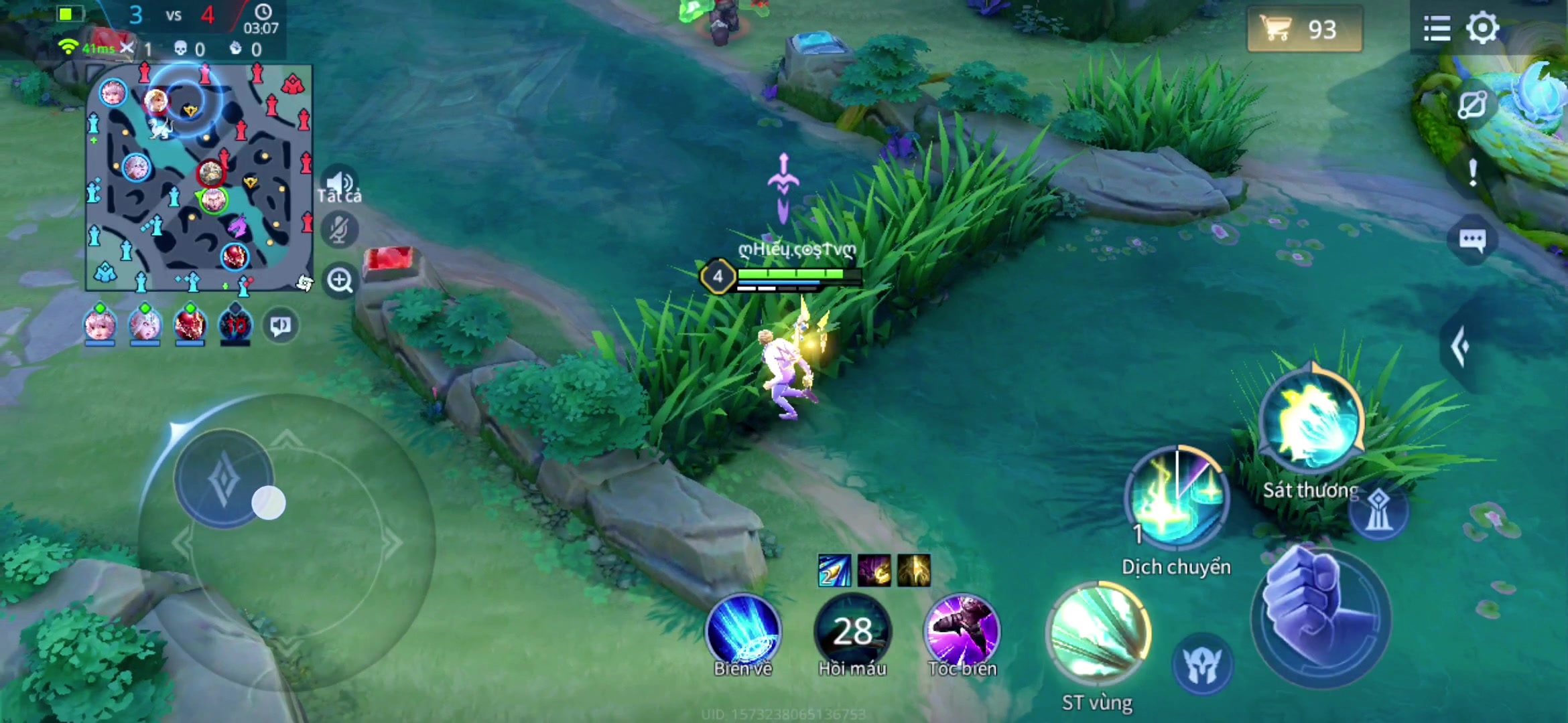 Pháp Sư Tulen Đi Mid MVP Game Liên Quân Mobile - HIẾU COS.TV - COS.TV