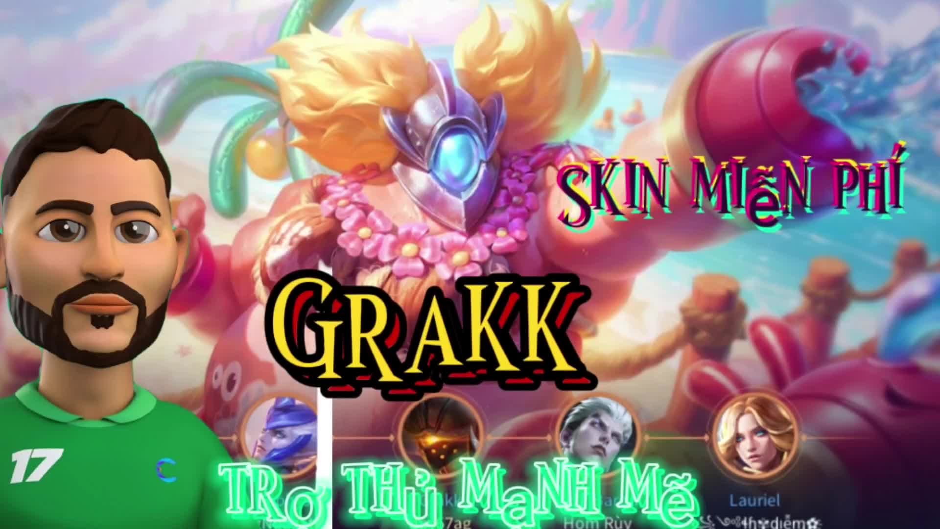 liên quân mobile: Grakk Skin miễn phí đánh quá hay - COS.TV