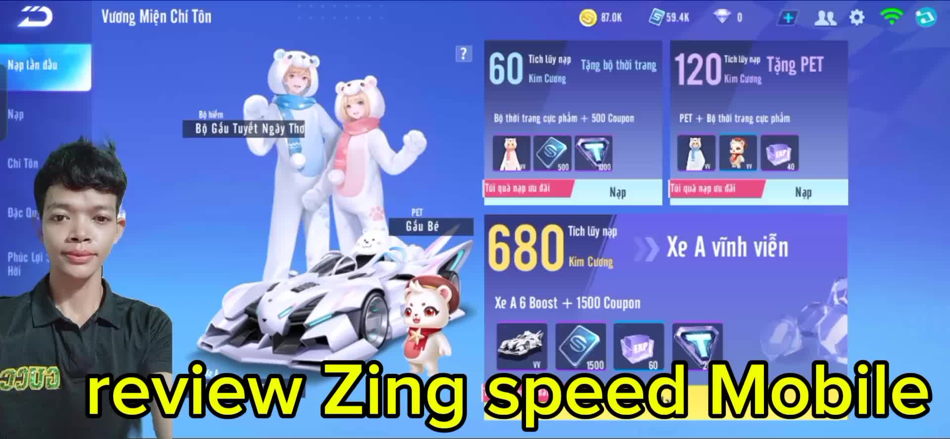 game Zing speed Mobile 🎮 làm nhiệm vụ đua xếp hạng đã đạt giải nhì rất ...