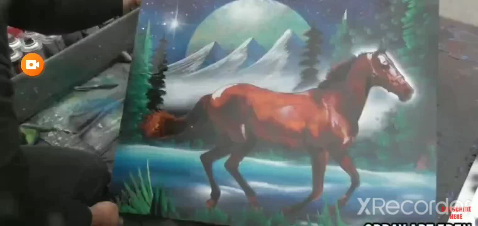 VÍDEO MUITO LINDO DE PINTURA COM SPRAY - COS.TV