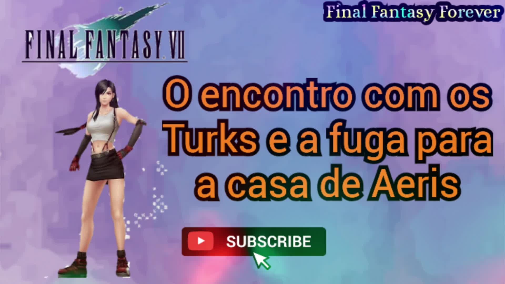 O encontro com os Turks e a fuga para a casa de Aeris (Final Fantasy ...
