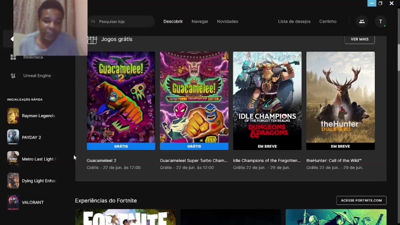JOGOS GRATIS (epic games) NOVIDADES - COS.TV