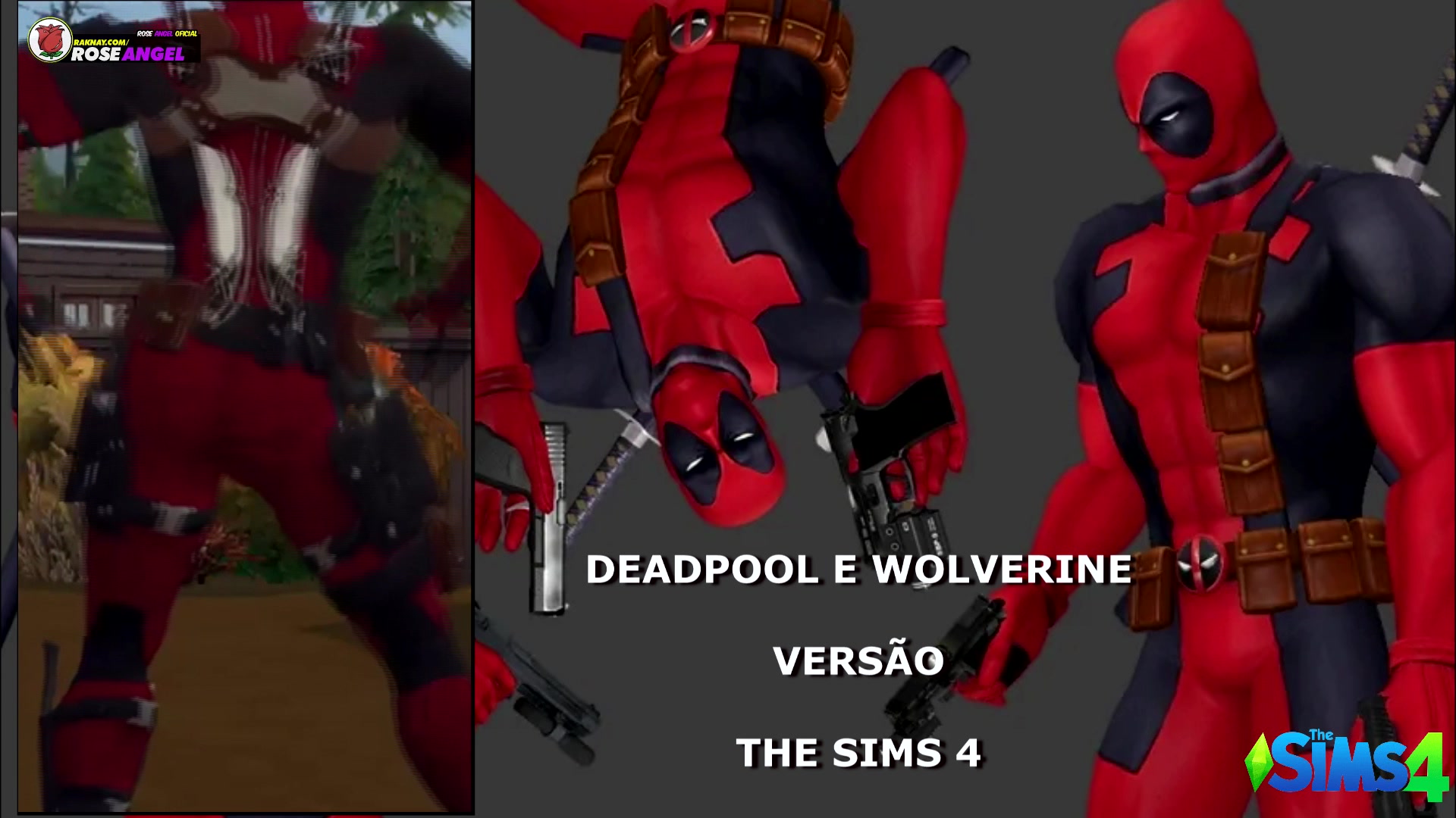 DEADPOOL E WOLVERINE versão THE SIMS 4! - COS.TV