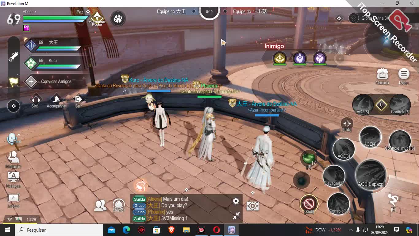 Revelation Mobile battleground massive pvp frenetico - COS.TV