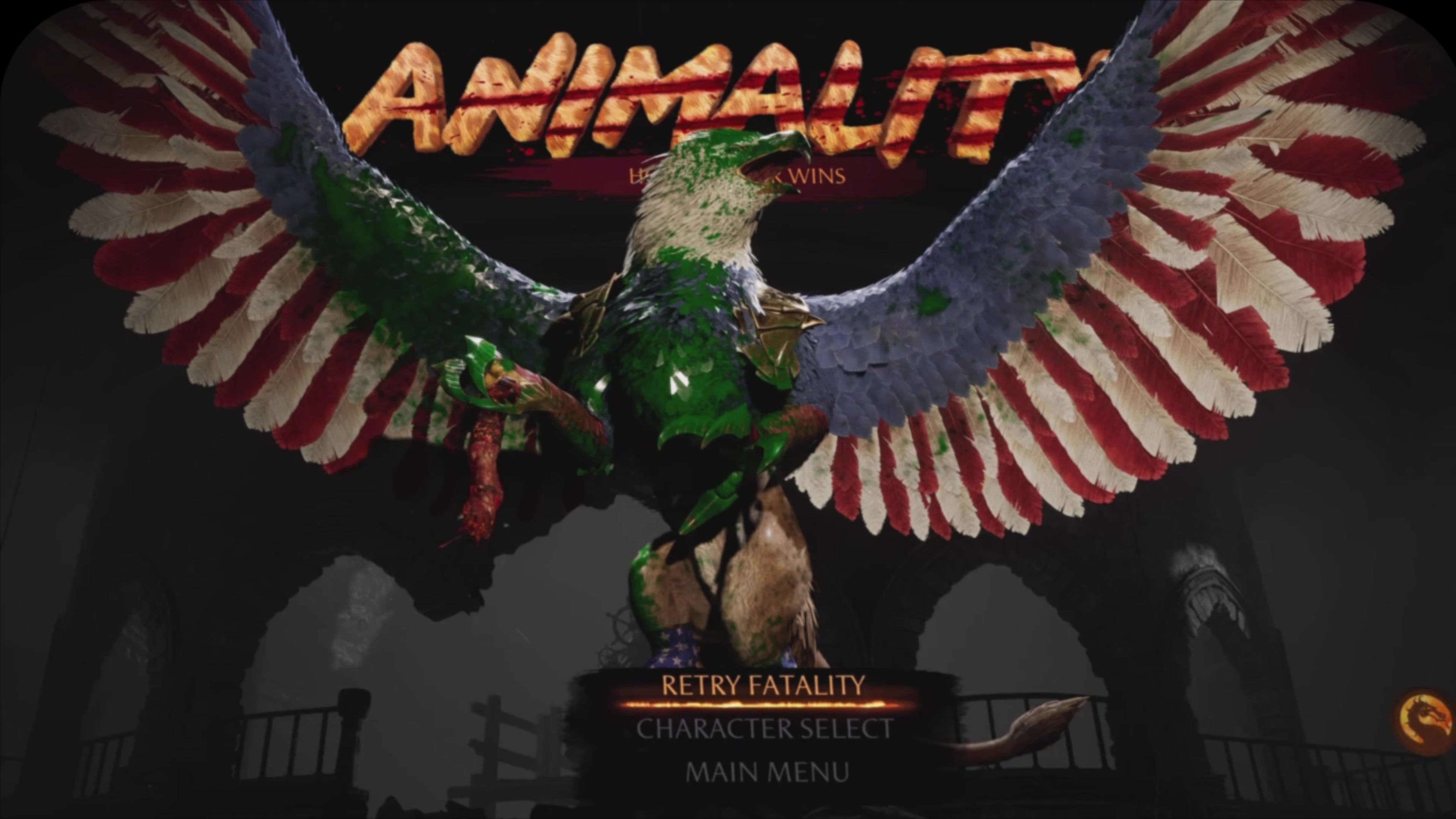 mortal kombat 1 Homelander animality - Águia - COS.TV