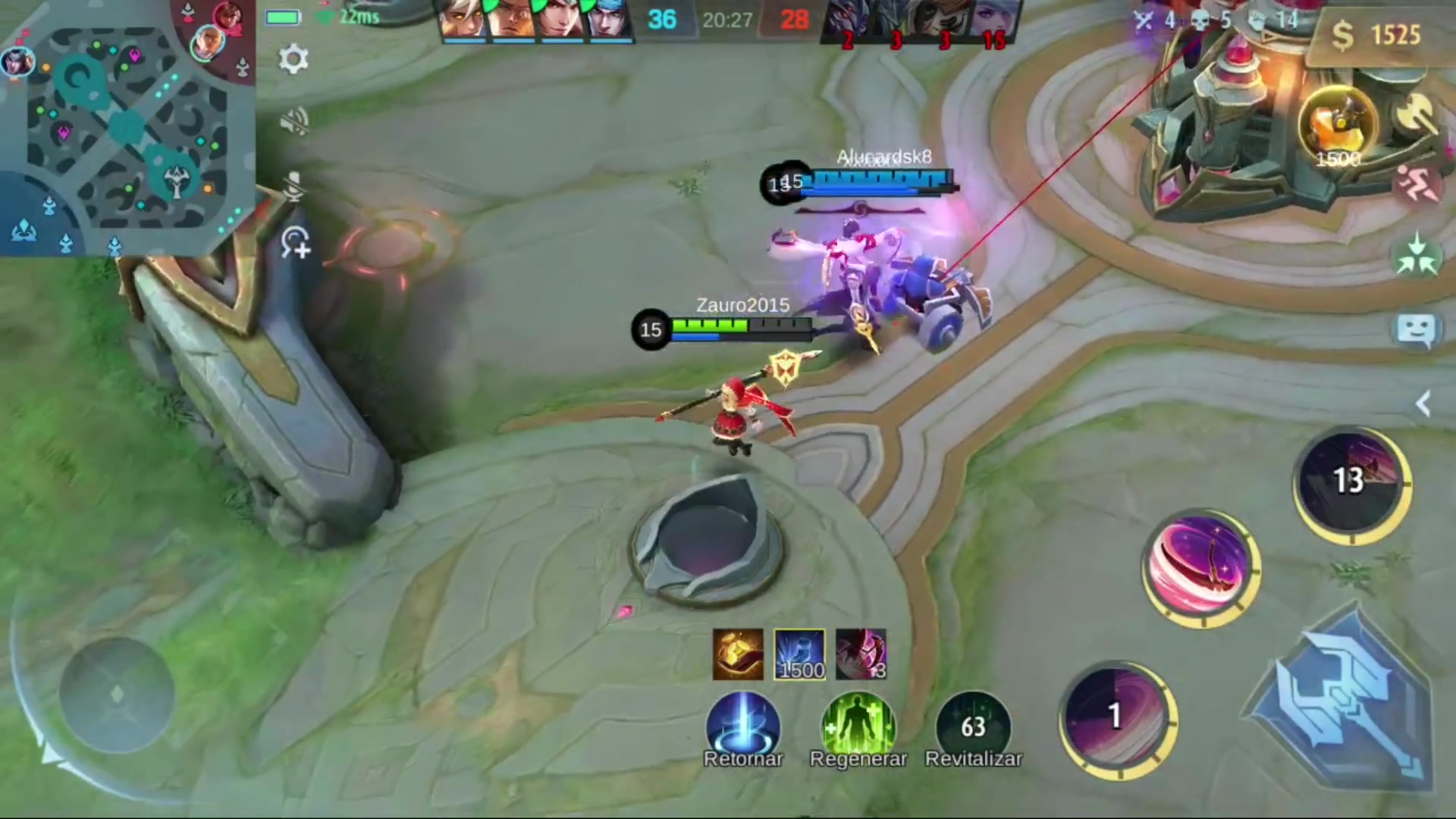 GAMEPLAY COM RUBY MOBILE LEGEND - COS.TV