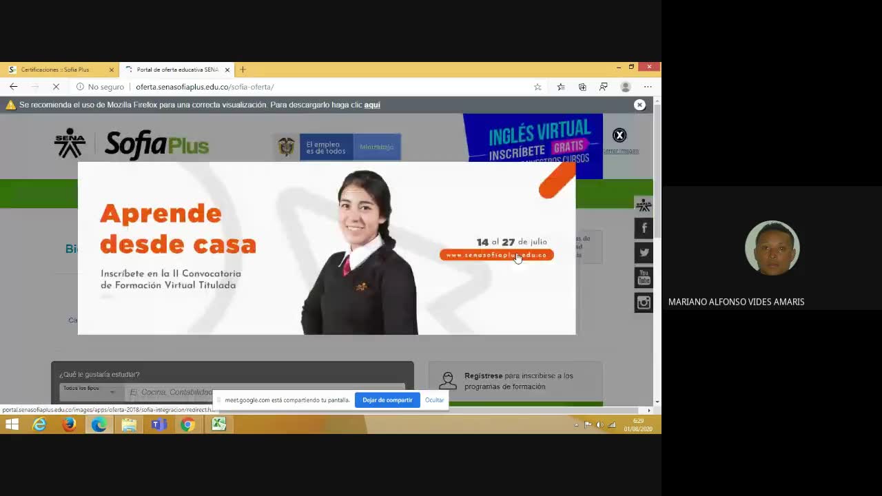 Descargar constancia de estudio del SENA - COS.TV
