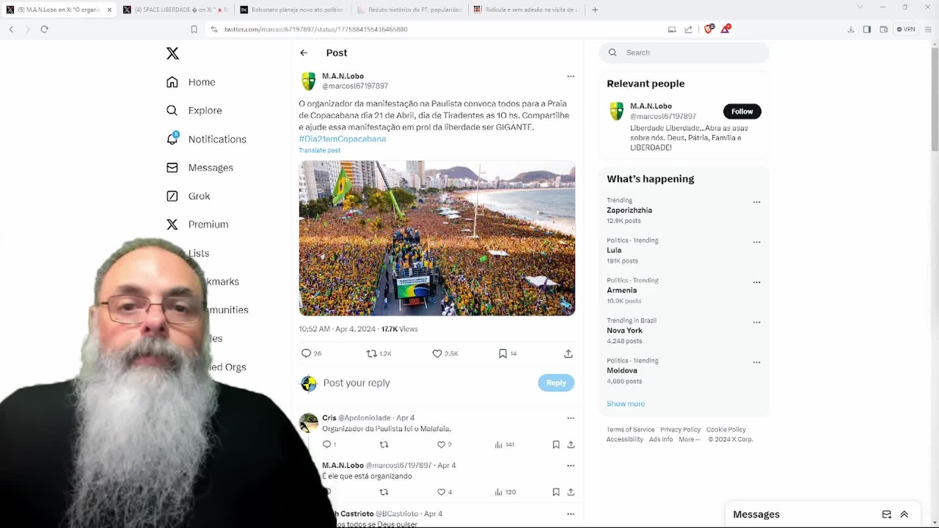 MALAFAIA e BOLSONARO estão PLANEJANDO outra GRANDE MANIFESTAÇÃO, dessa ...