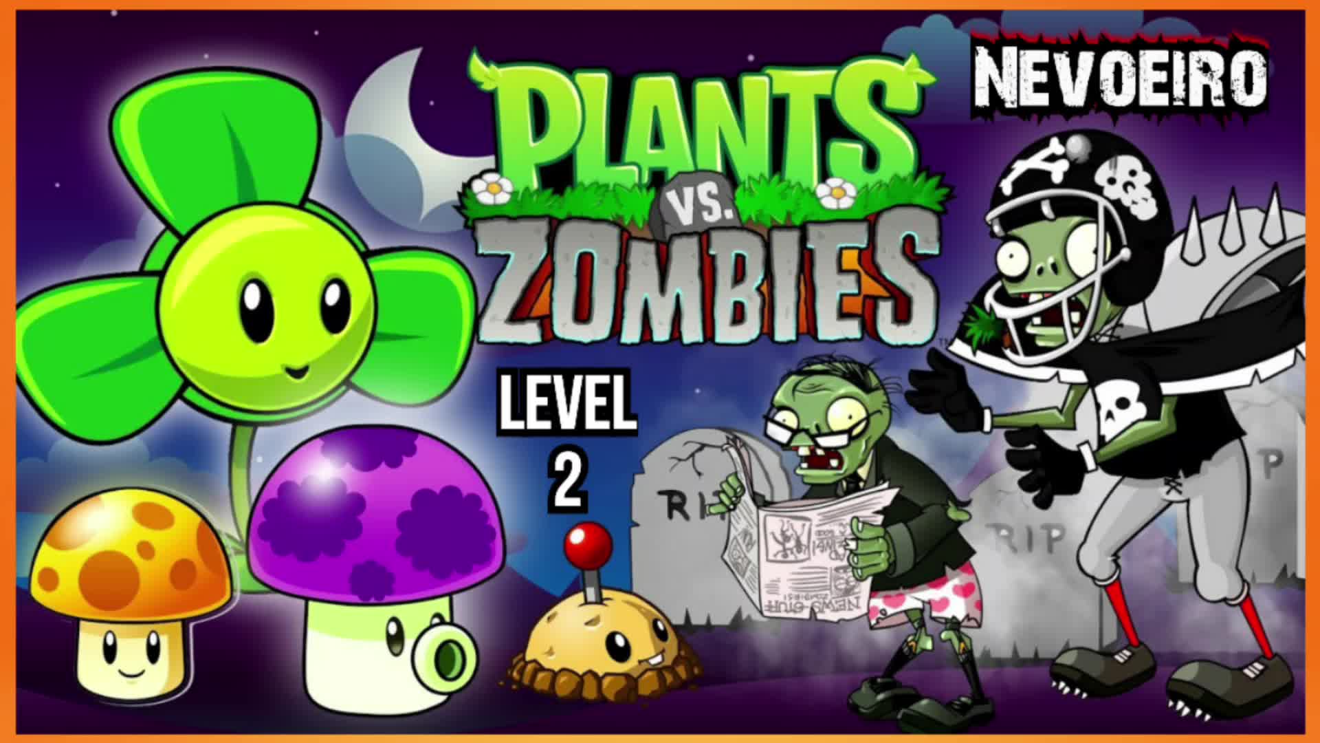 Plants vs zombies - Adventure 2 (Nevoeiro - Level 2) - COS.TV