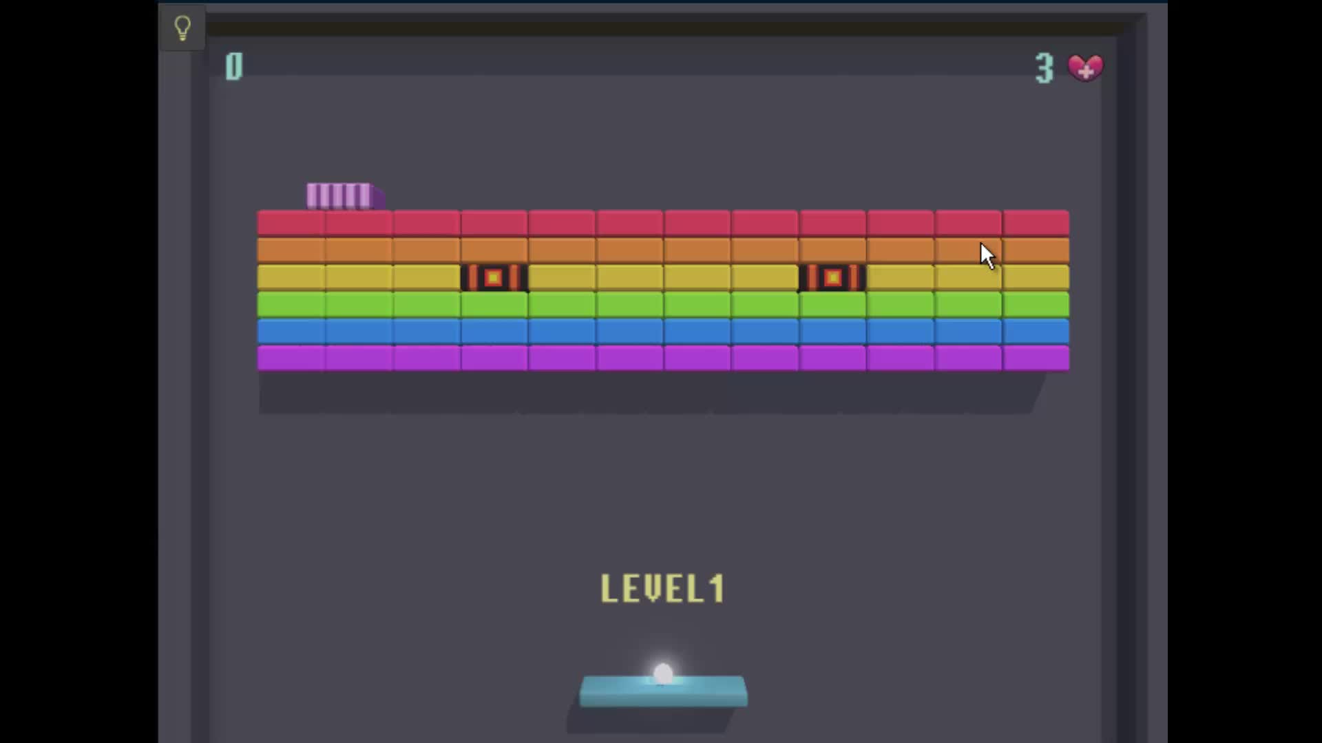 Yamil Gameplays in BREAKOUT ARKANOID LEVEL 1 - COS.TV