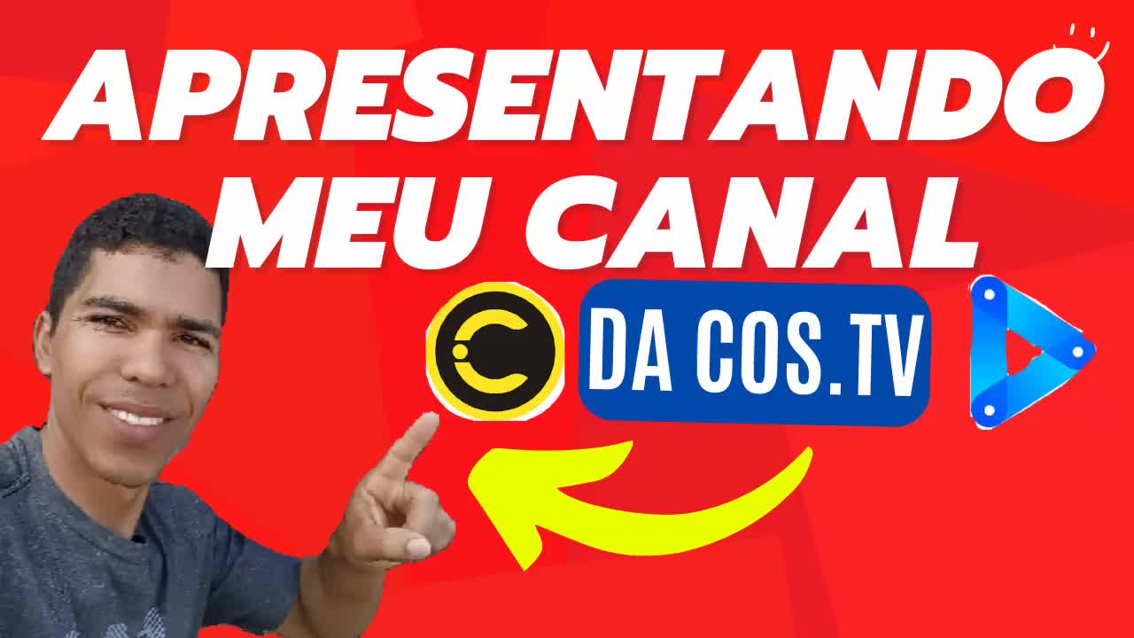 APRESENTANDO MEU CANAL DA COS.TV/Com Brito Oficial - COS.TV