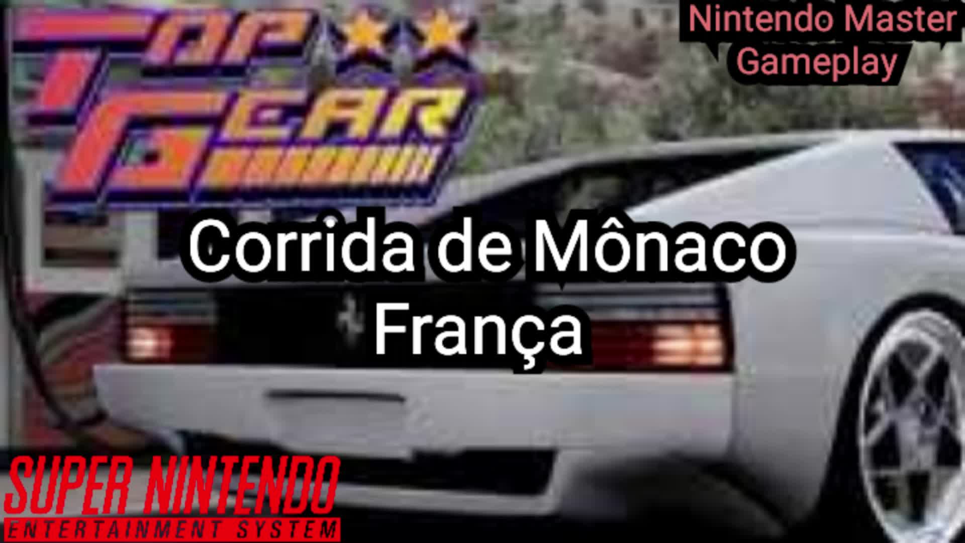 Top Gear (SNES) - Corrida de Monaco - França - COS.TV