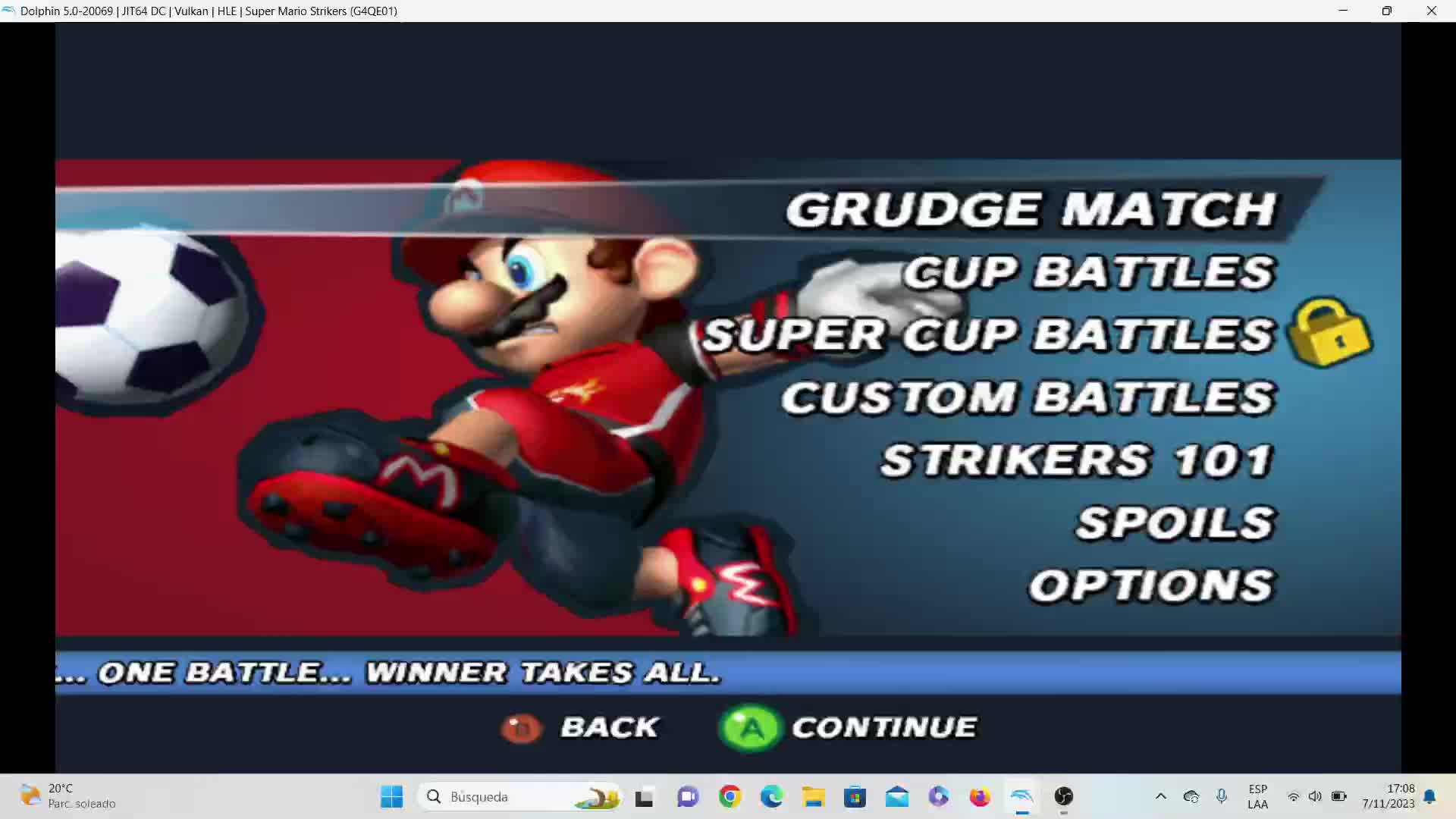 Ganando copa con Mari, Super Mario striker #BALLENITAFELIZ - COS.TV