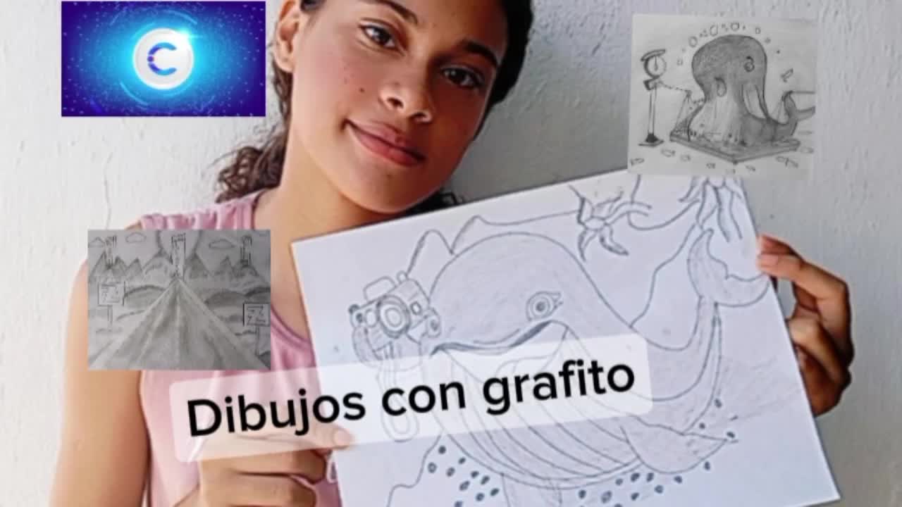 Así dibujo usando lápiz grafito🎨🖼️🧑‍🎨🖌️ - COS.TV
