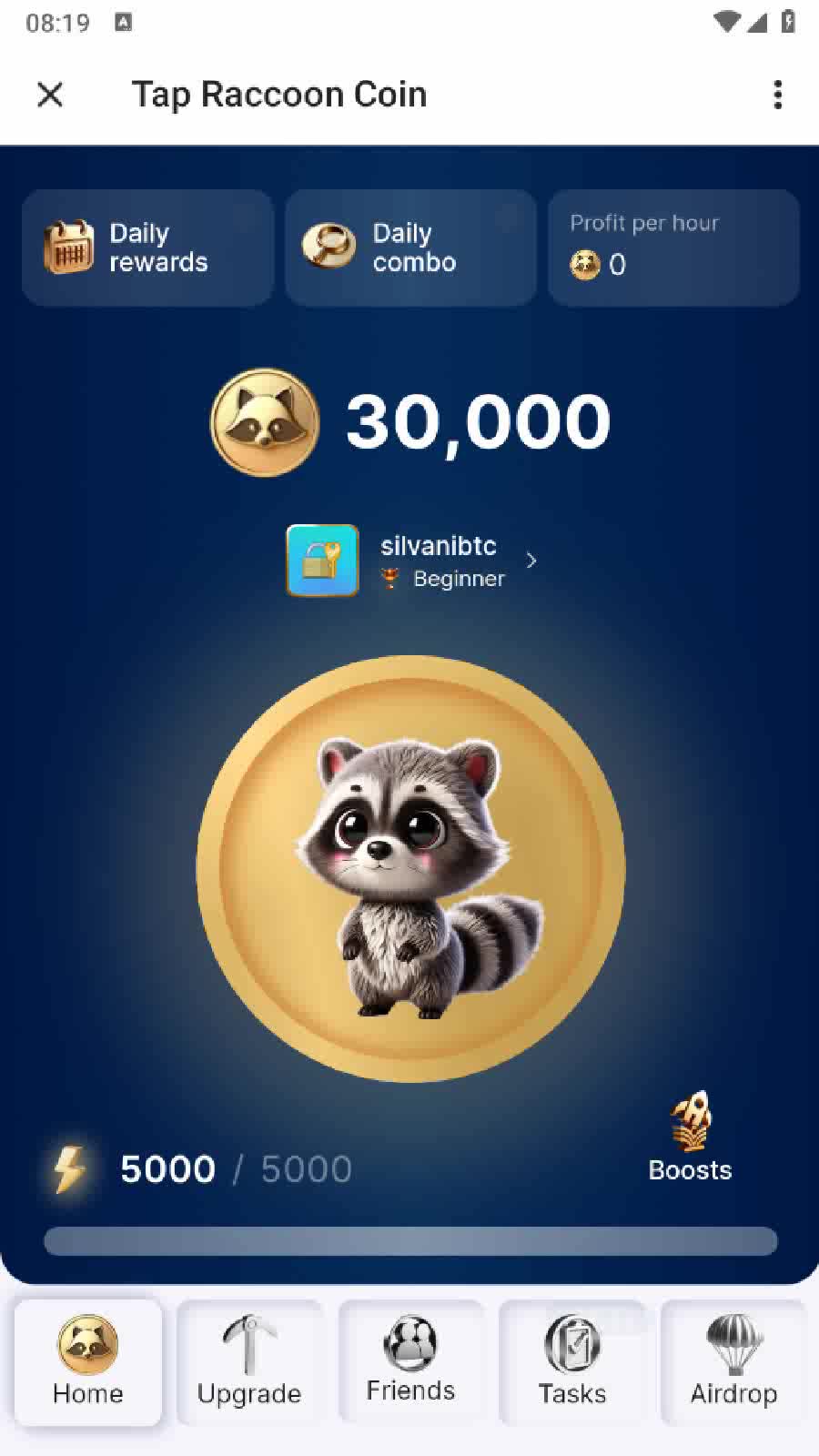 Raccoon Coin Play To Airdrop Telegram Free Mining Tap To Earn - COS.TV