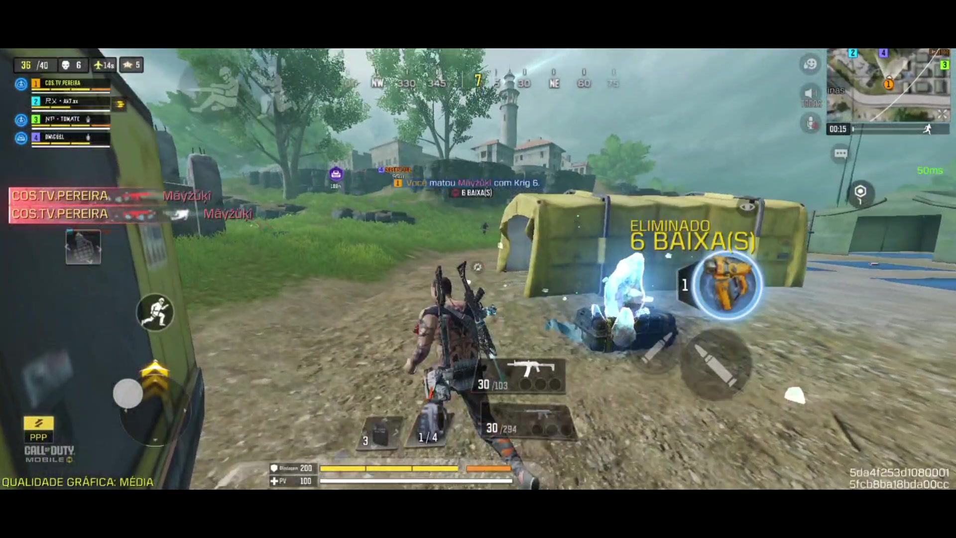 Call of duty mobile gameplay cortes ️ 💯🎮☠️🎥#COSConquista - COS.TV