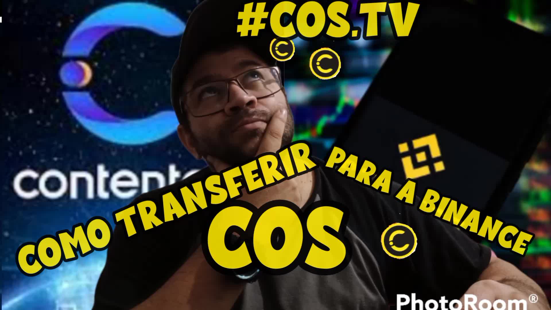 #COS.TV Aprenda como sacar seus COS para a BINANCE pelo celular. - COS.TV