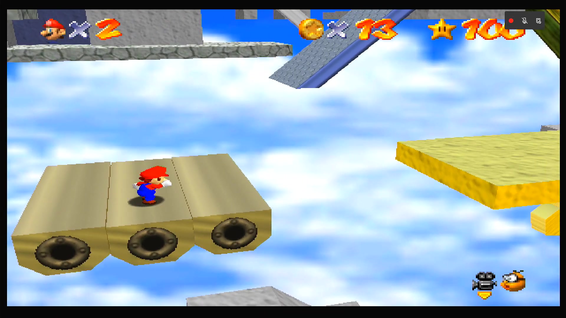 Mario 64 mundo 15 estrela 5 tricky triangles - COS.TV