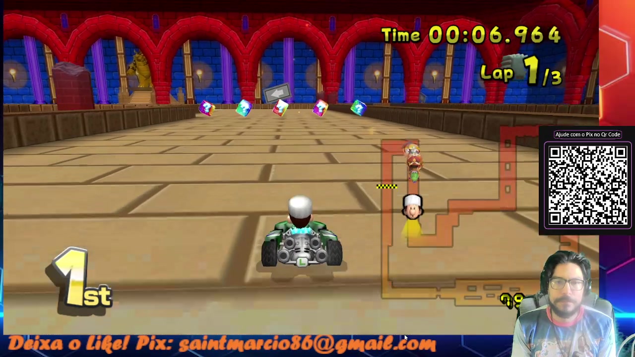 Mario Kart Deluxe Wii GBA Flower Cup - COS.TV