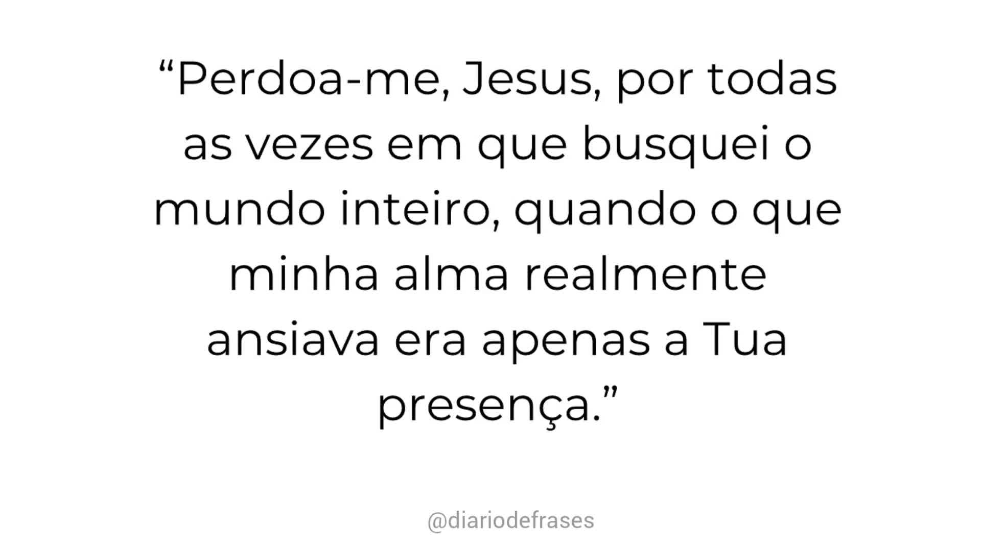 Perdoa-me Jesus... - COS.TV