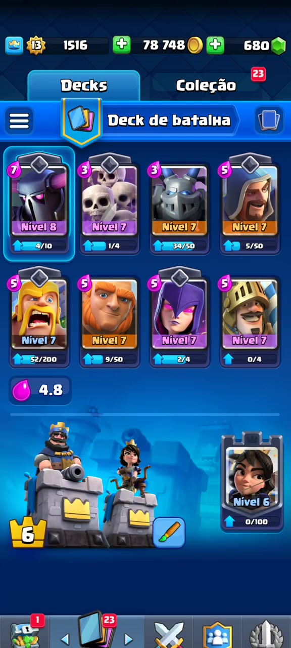 Hoje até que foi fácil Clash Royale - COS.TV